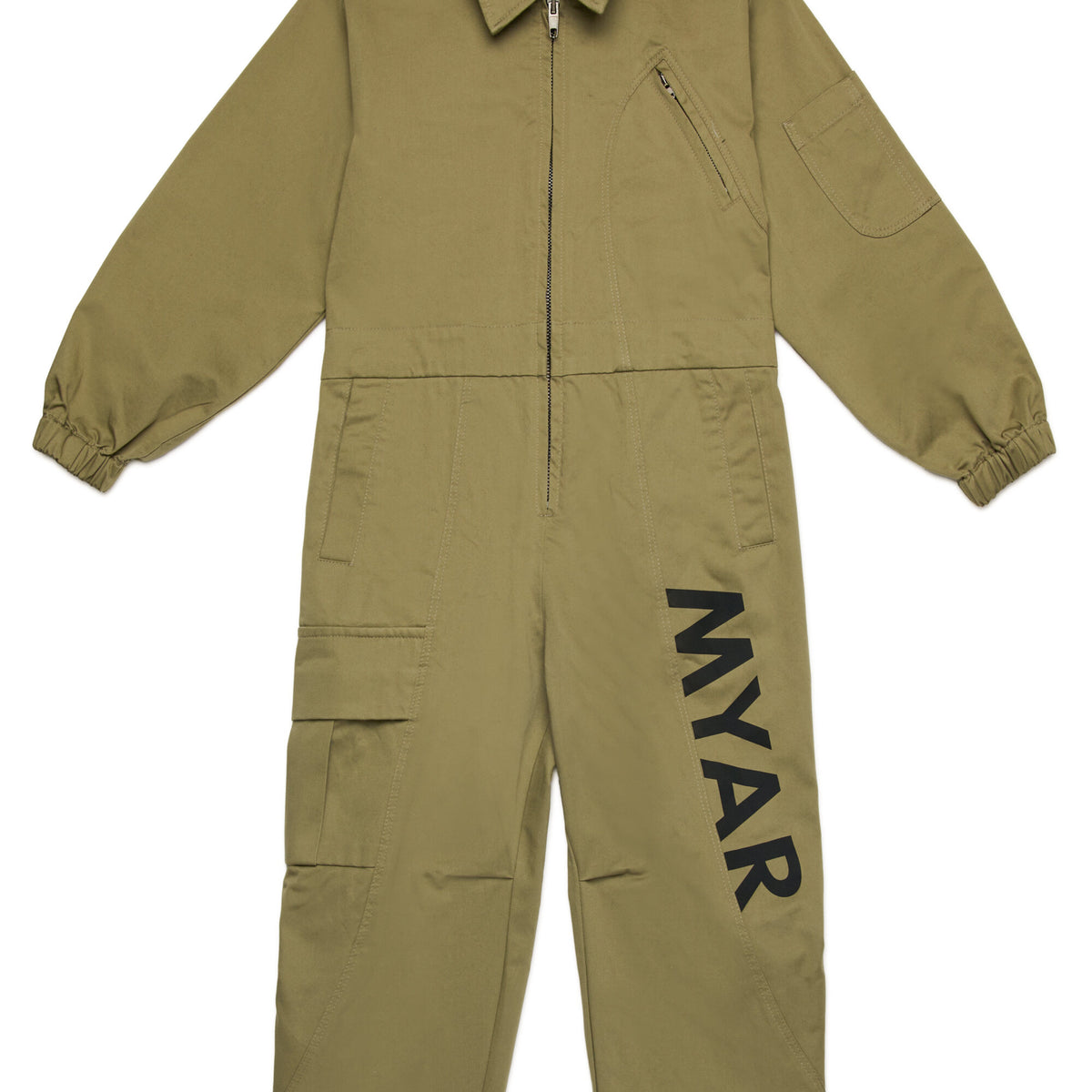 Coverall one-piece suit with MYAR logo | BRAVE KID